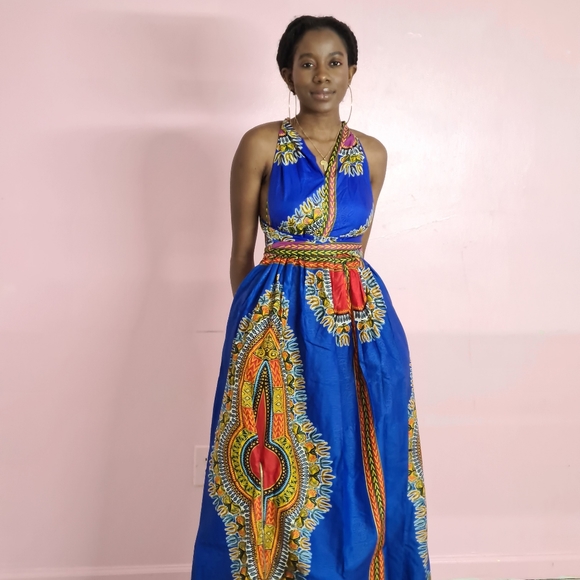 Dresses | African Print Dashiki Maxi Dress | Poshmark
